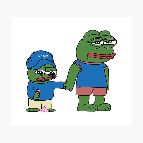 "PepeTheFrog and Pepe The Helper Brother Apu Apustaja with ice cream ...
