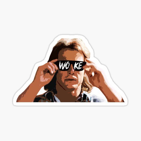 "Woke" Sticker for Sale by Samboid | Redbubble