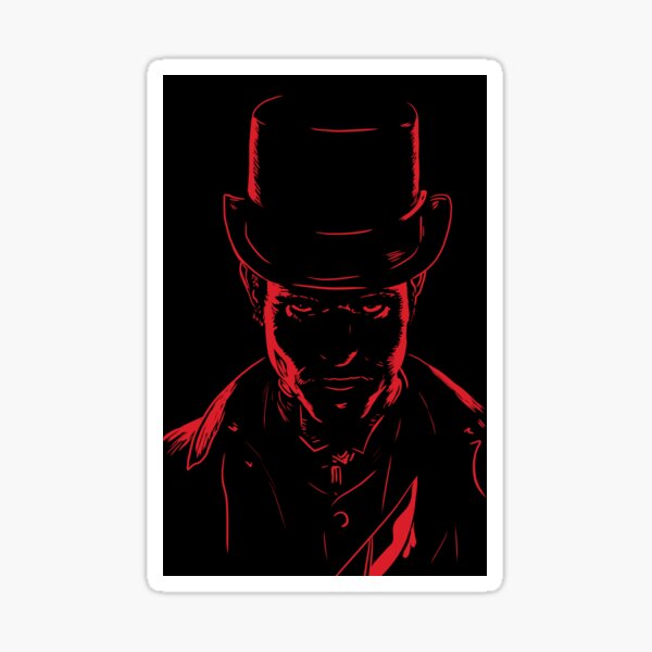 "Jack the Ripper" Sticker for Sale by blacksnowcomics | Redbubble