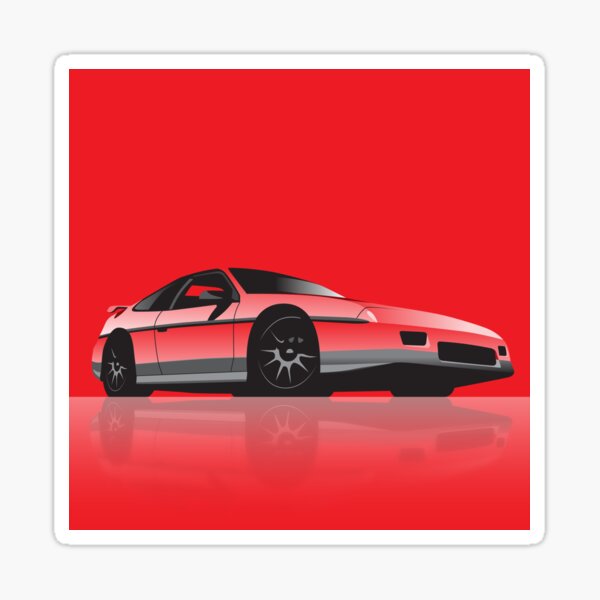 "Fiero Red" Sticker for Sale by toddeppe | Redbubble