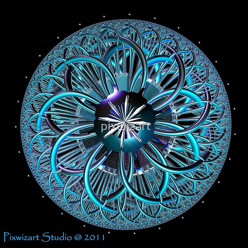 "Mandala 3D Art" by pixwizart | Redbubble