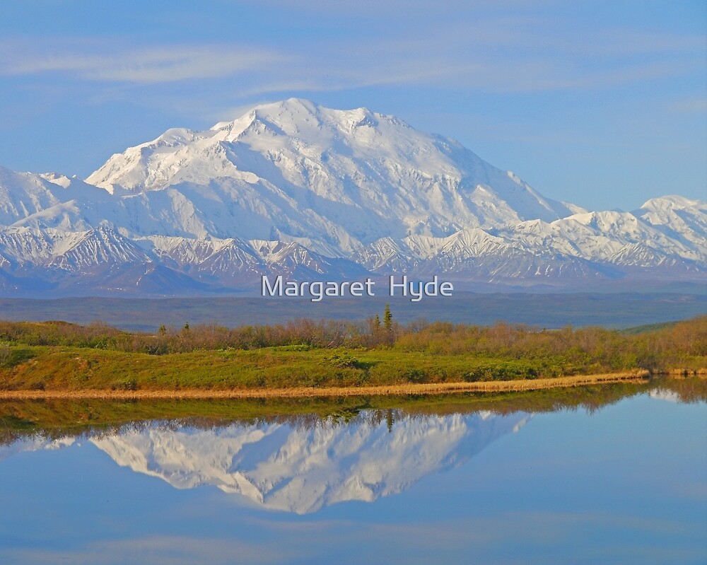 "Mt McKinley and Reflection Lake, Denali N. P., Alaska USA" by Margaret ...