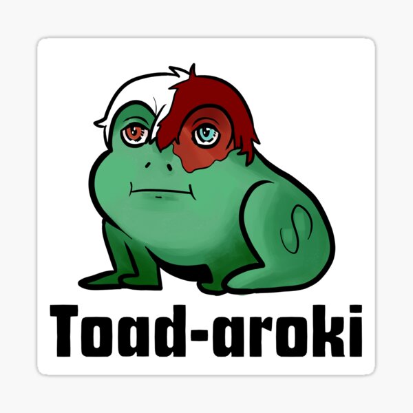 "Toad-aroki" Sticker by DisasterArts | Redbubble