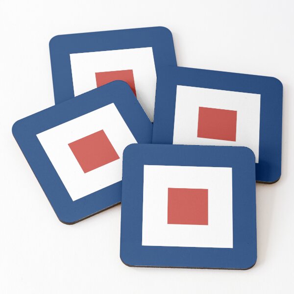 "Windlass Logo" Coasters (Set of 4) by bri-chapman | Redbubble