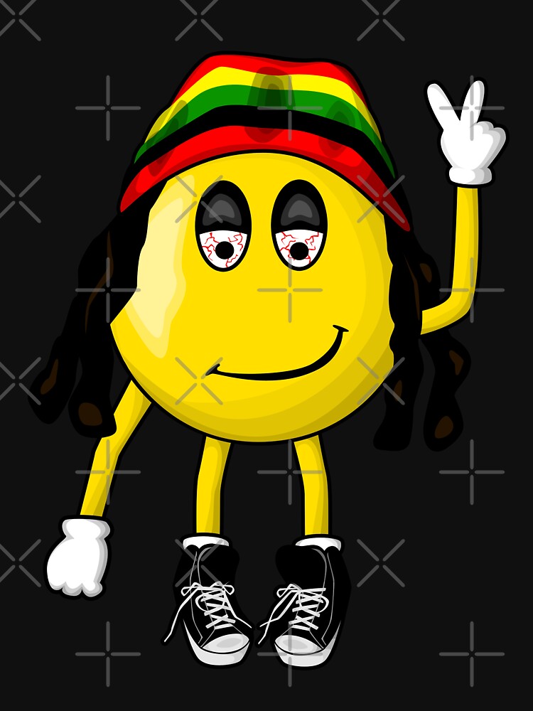 "Rasta Smiley" Essential T-Shirt for Sale by ogfx | Redbubble