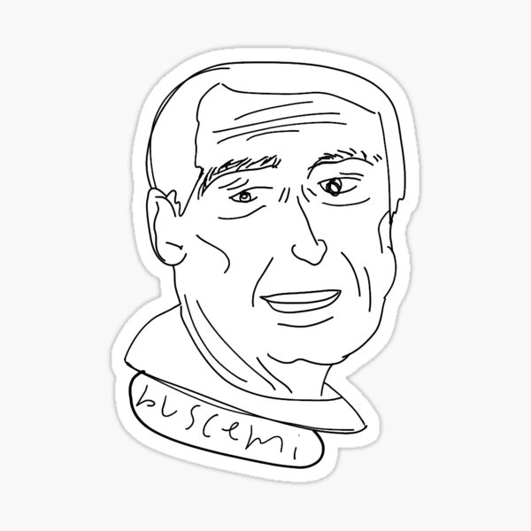 "steve buscemi" Sticker for Sale by caitymag | Redbubble