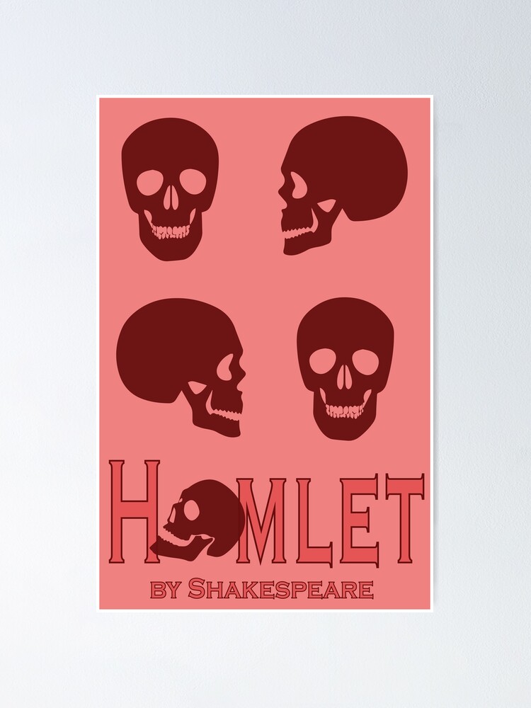 "Hamlet Minimalist" Poster by giunasci | Redbubble