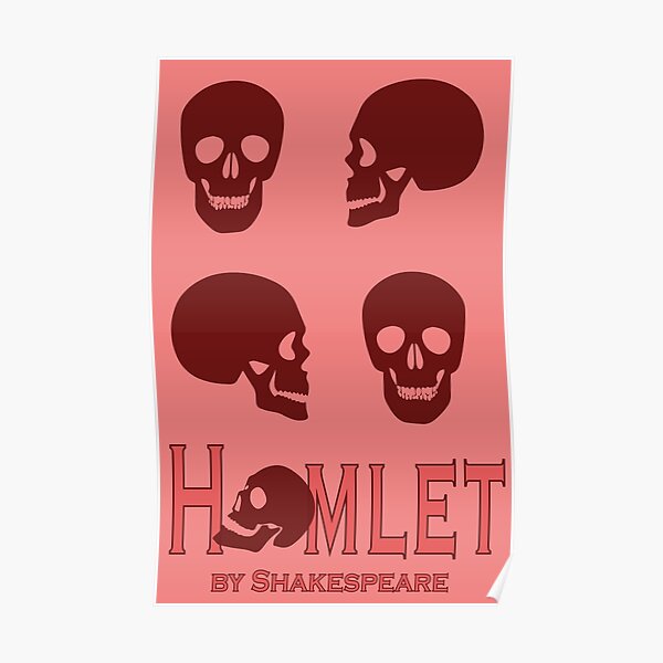 "Hamlet Minimalist" Poster by giunasci | Redbubble