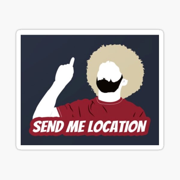 "Khabib Nurmagomedov UFC "Send Location" Wall Tapestry/Poster" Sticker ...