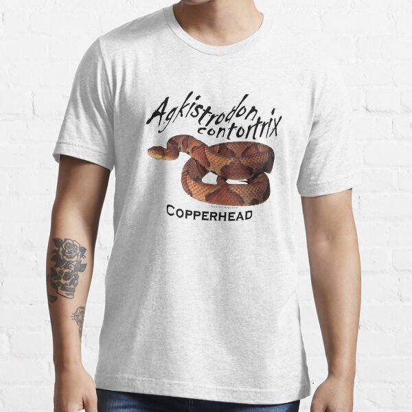 "Copperhead Snake - Agkistrodon contortrix" T-shirt by 28TEES | Redbubble