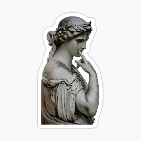 "Thoughtful" Sticker by bigmemeenergy | Redbubble