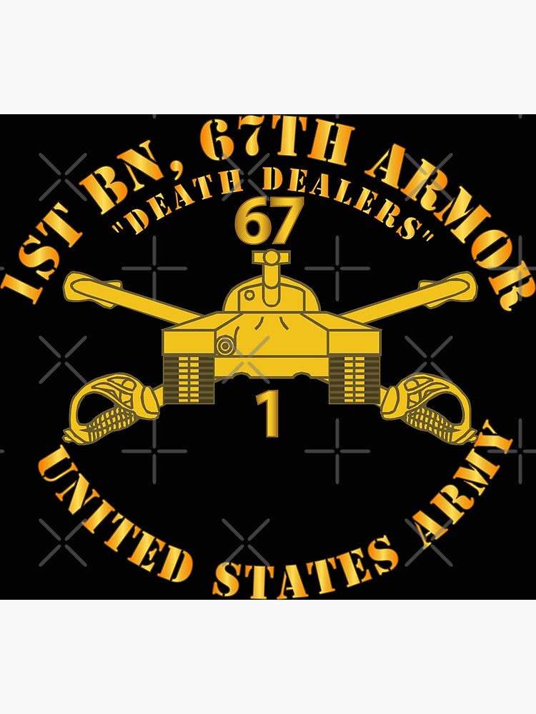 "Army - 1st Bn 67th Armor - Armor Branch" Poster for Sale by twix123844 ...