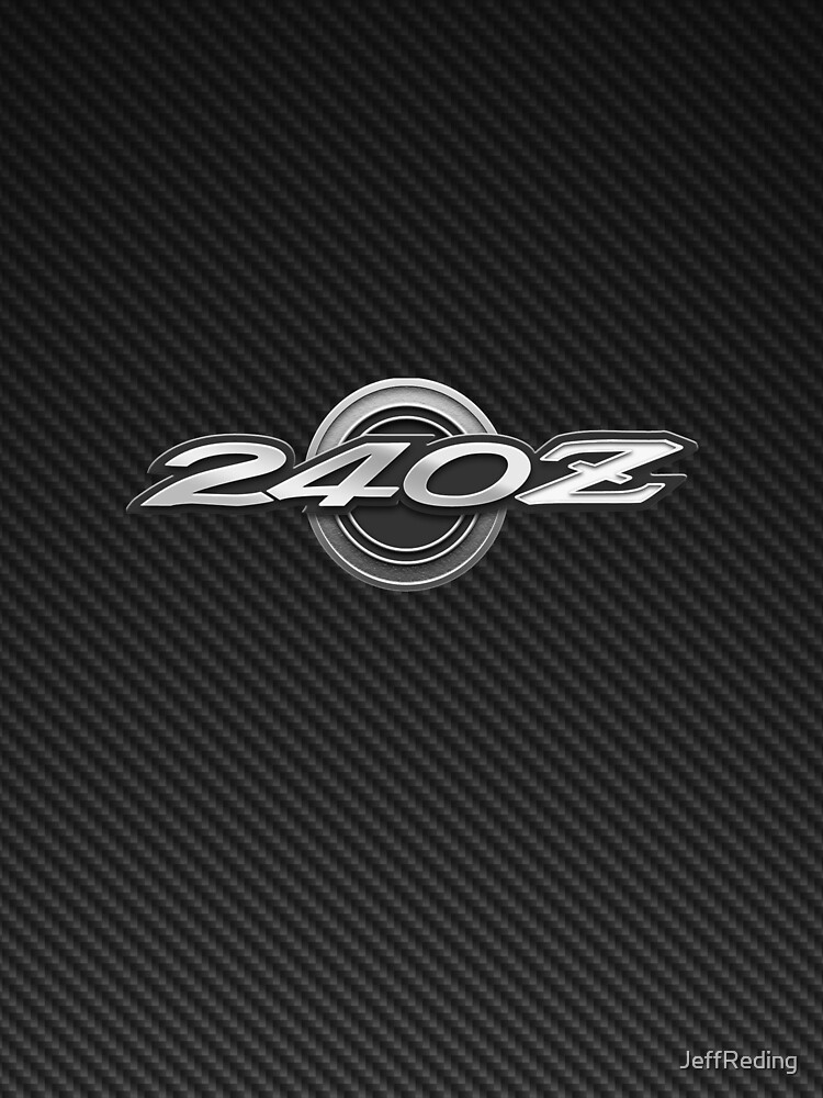 "NISSAN 240Z Logo Carbon" T-shirt for Sale by JeffReding | Redbubble ...