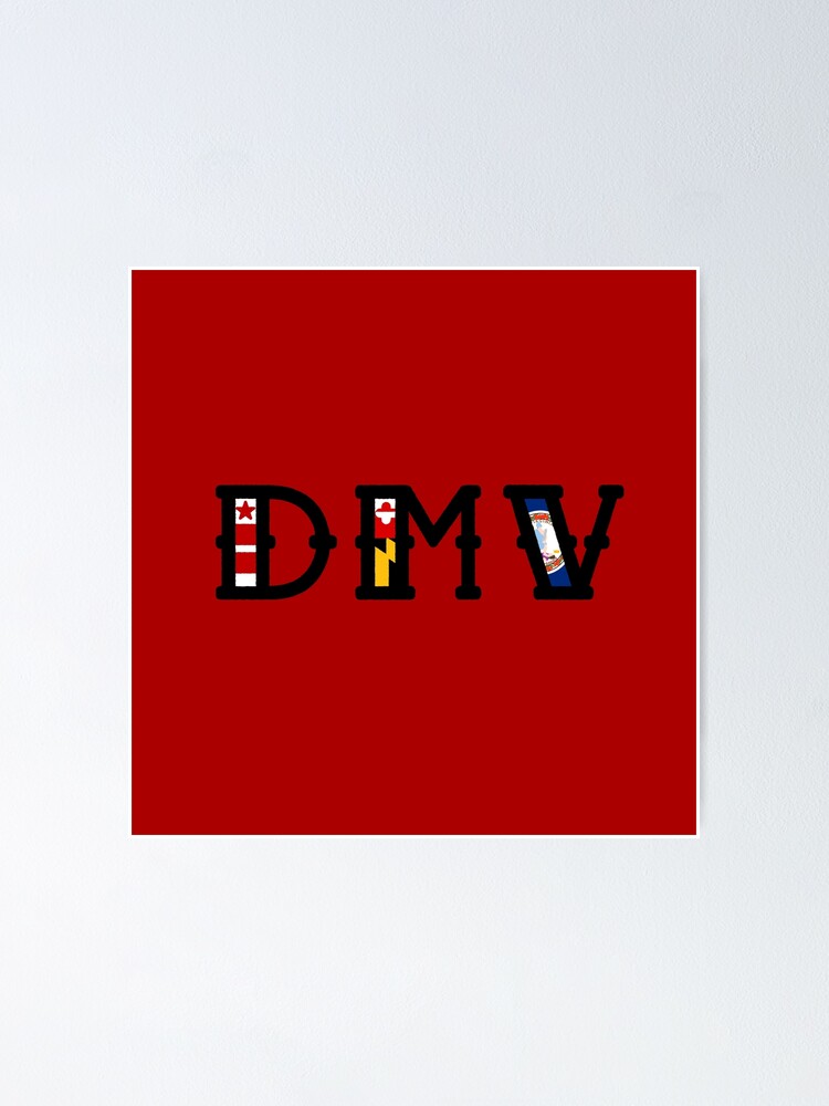 "Old School DMV" Poster for Sale by kmtnewsman | Redbubble