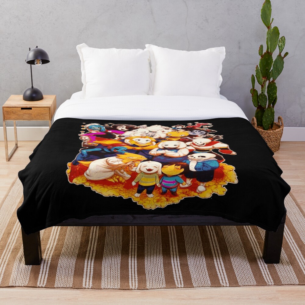 "All the Amazing Characters from Undertale - Indie Videogame" Throw ...