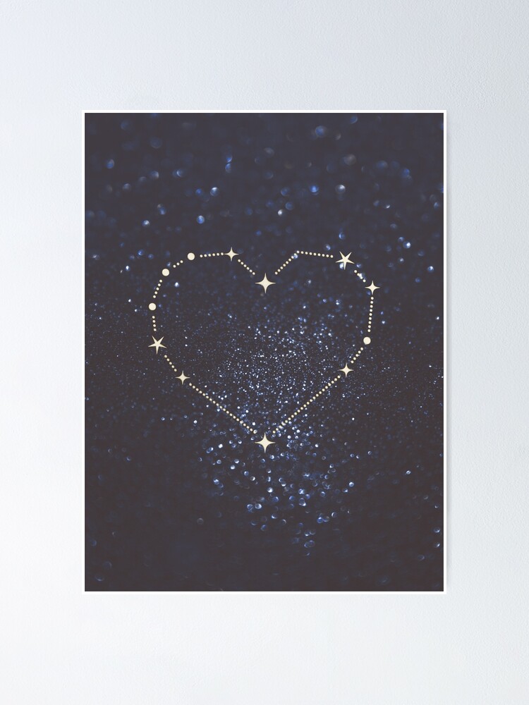 "Heart Constellation" Poster by cafelab | Redbubble