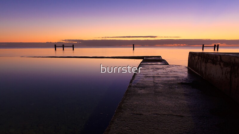 "Sunrise at Edithburgh Tidal pool, South Australia" by burrster | Redbubble