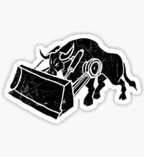Bulldozer Stickers | Redbubble