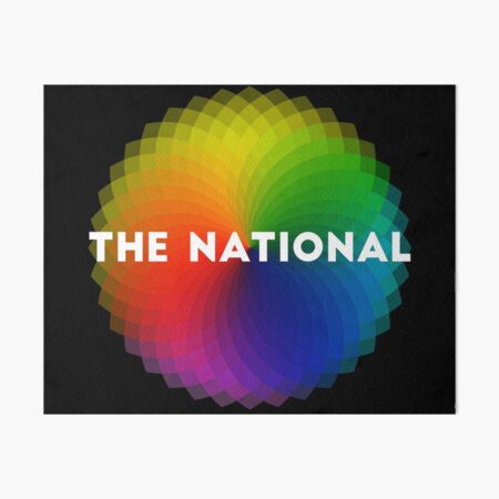 "The National Band Logo Colour Wheel" Art Board Print by TheN | Redbubble