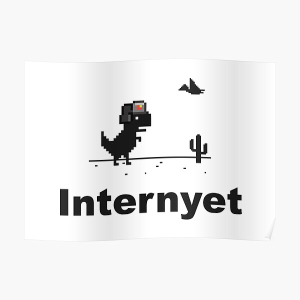 "Internyet - Slav no internet " Poster for Sale by shirteez | Redbubble