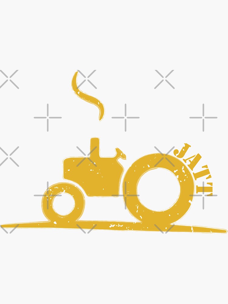 "Jatt Tractor" Sticker for Sale by inkstyl | Redbubble