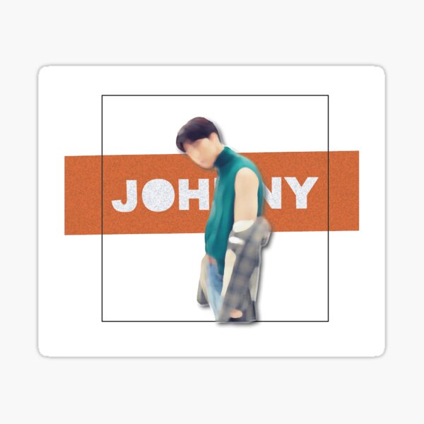 "NCT Yearboook Johnny" Sticker for Sale by HashbrownQueen | Redbubble