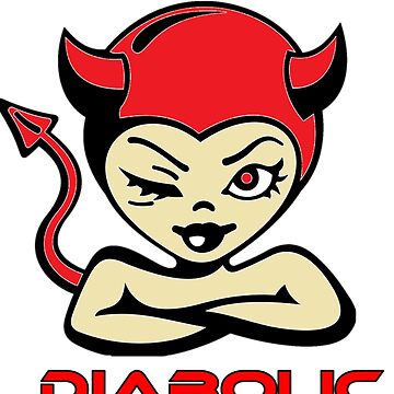 Sticker for Sale avec l'œuvre « Diabolic » de l'artiste niltonsampaio ...