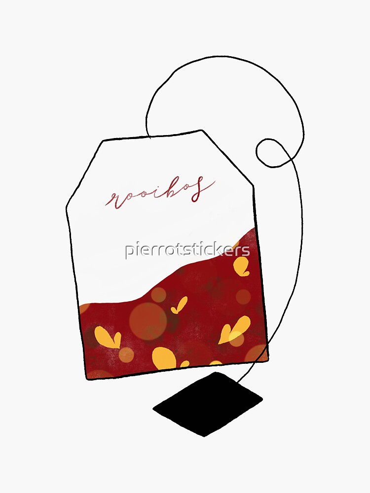 "rooibos tea" Sticker for Sale by pierrotstickers | Redbubble