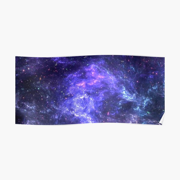 "Indigo Nebula" Poster for Sale by SMD-Art | Redbubble