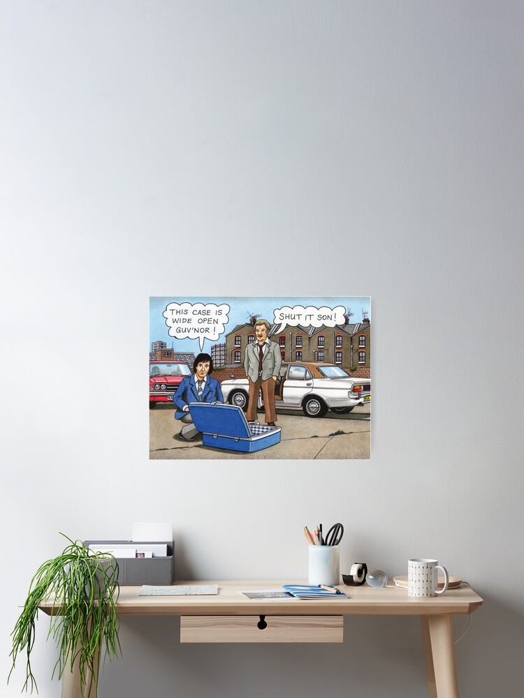 "The Sweeney-inspired 1970s retro cartoon" Poster for Sale by ...