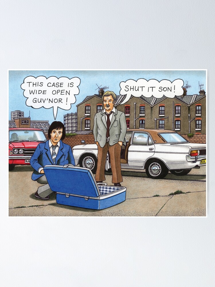 "The Sweeney-inspired 1970s retro cartoon" Poster for Sale by ...