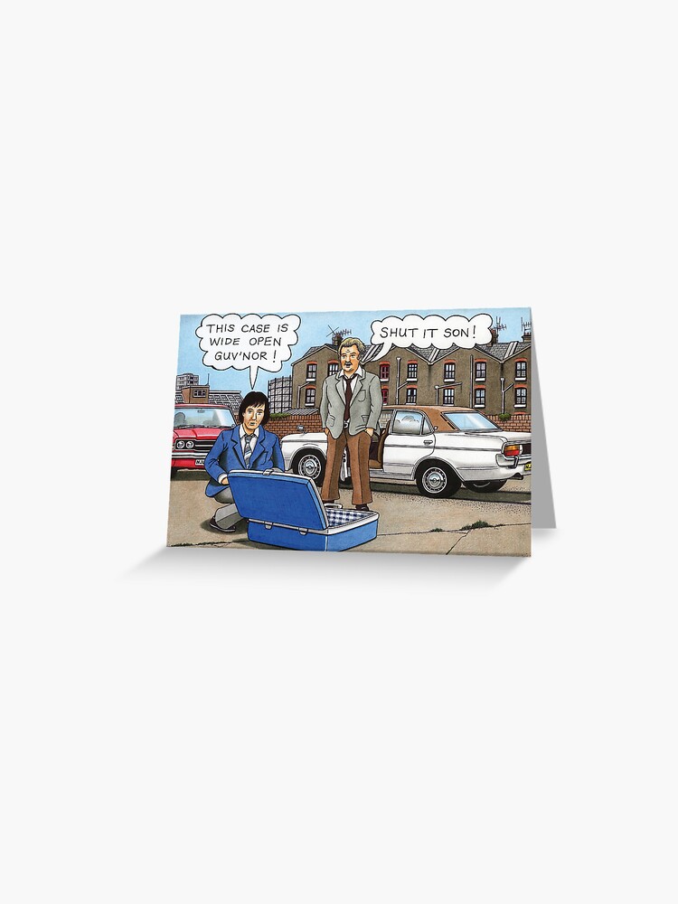 "The Sweeney-inspired 1970s retro cartoon" Greeting Card for Sale by ...