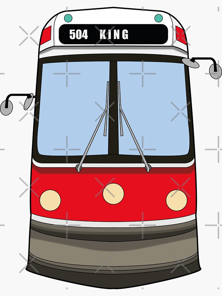 "Toronto TTC Streetcar" Sticker for Sale by franconedesigns | Redbubble