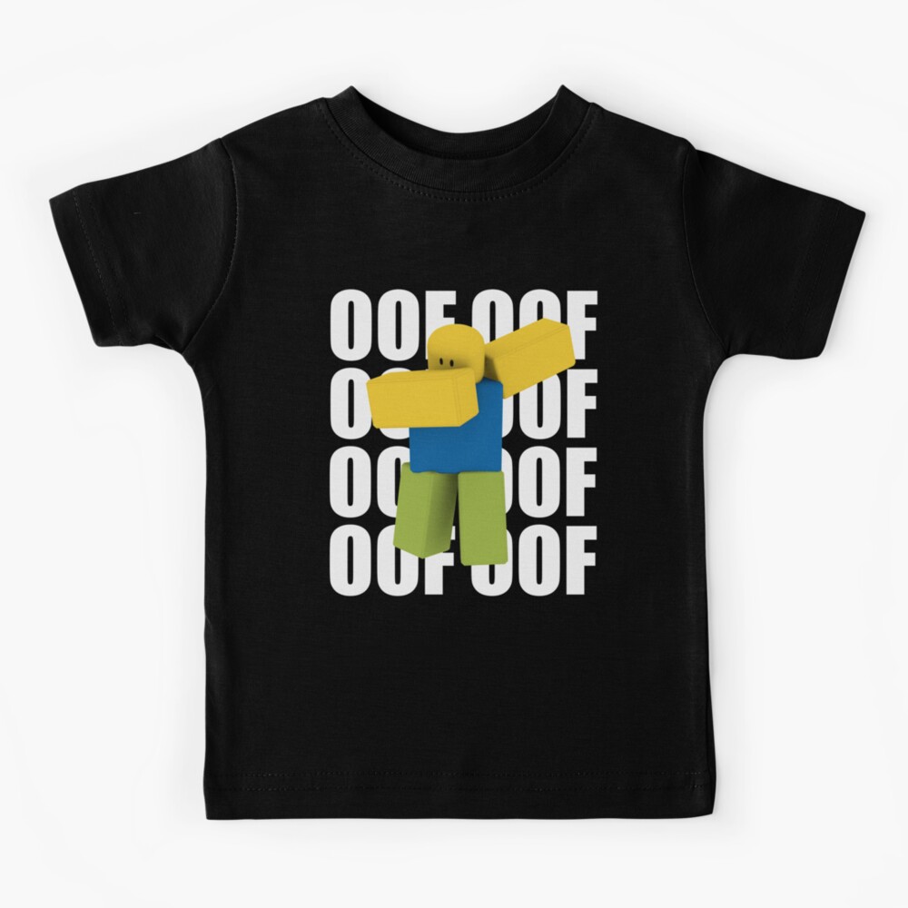 "Roblox OOF Dabbing Dab Meme Funny Noob Gamer Gifts Idea" Kids T-Shirt ...