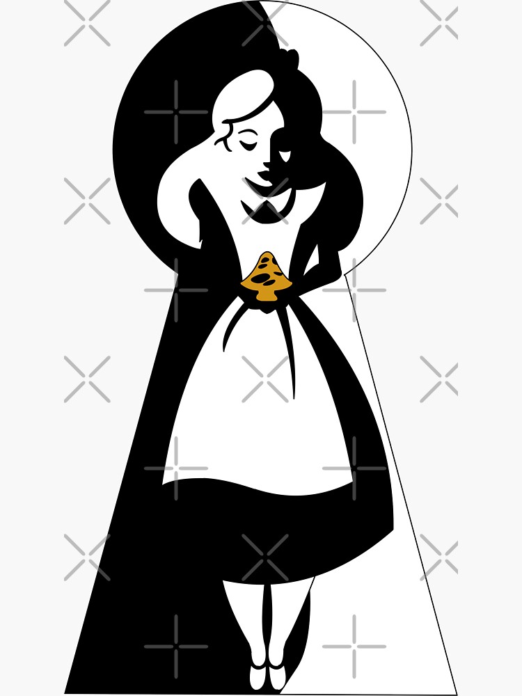 "Alice lock" Sticker for Sale by FalChi | Redbubble