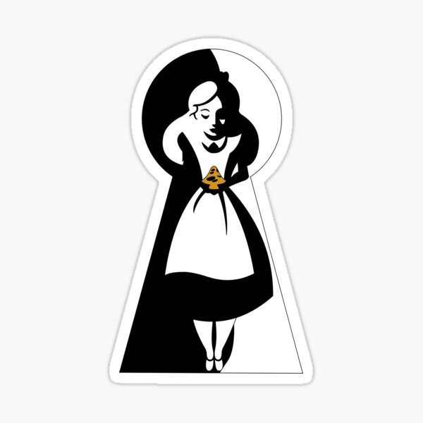 "Alice lock" Sticker for Sale by FalChi | Redbubble