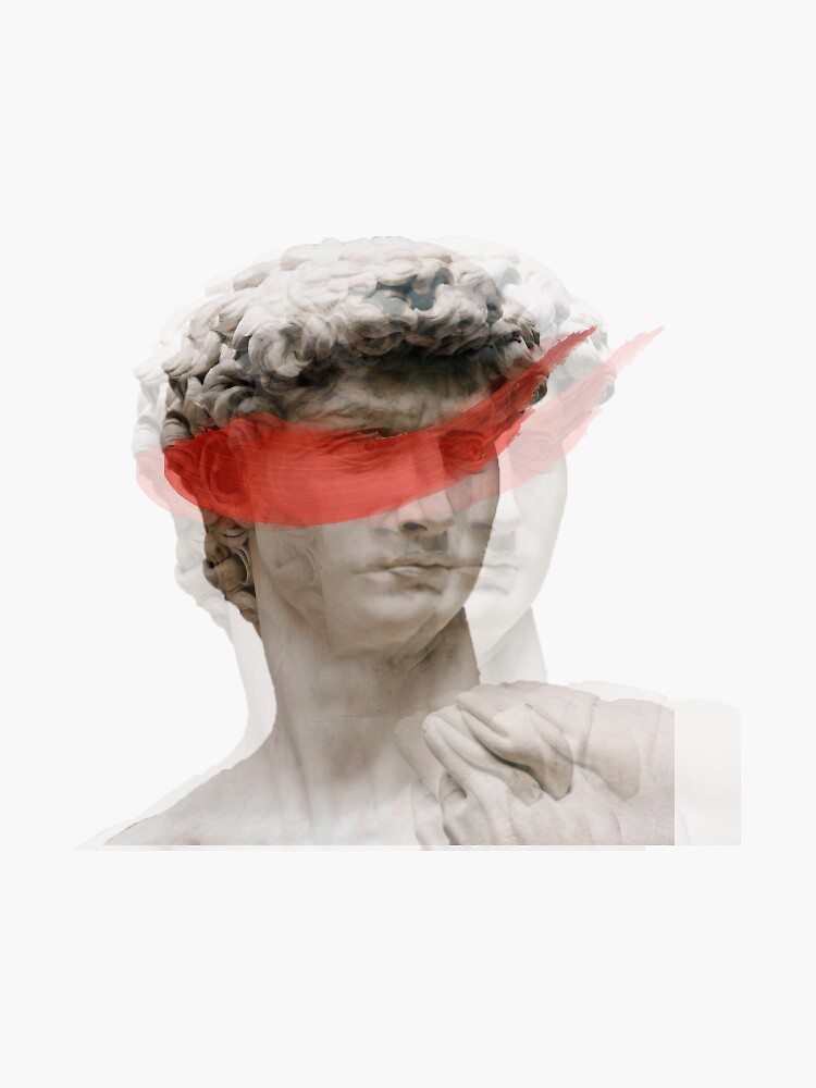 "Michelangelo Sculpture " Sticker by marieplante3 | Redbubble