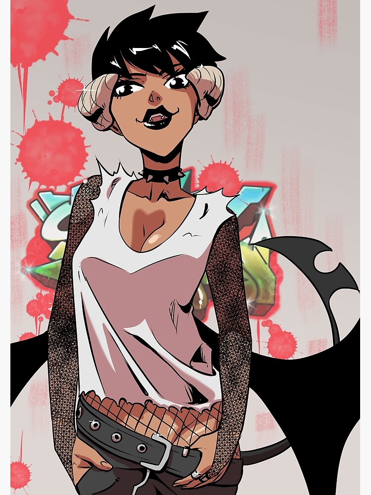 "Punk Succubus" Art Print by kukuruyo | Redbubble