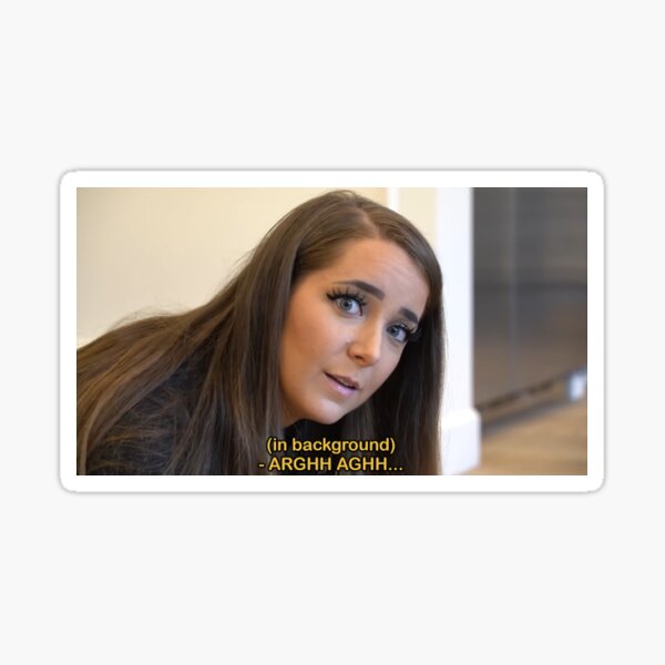 "jenna marbles (ARGHHH)" Sticker by jaureguis | Redbubble