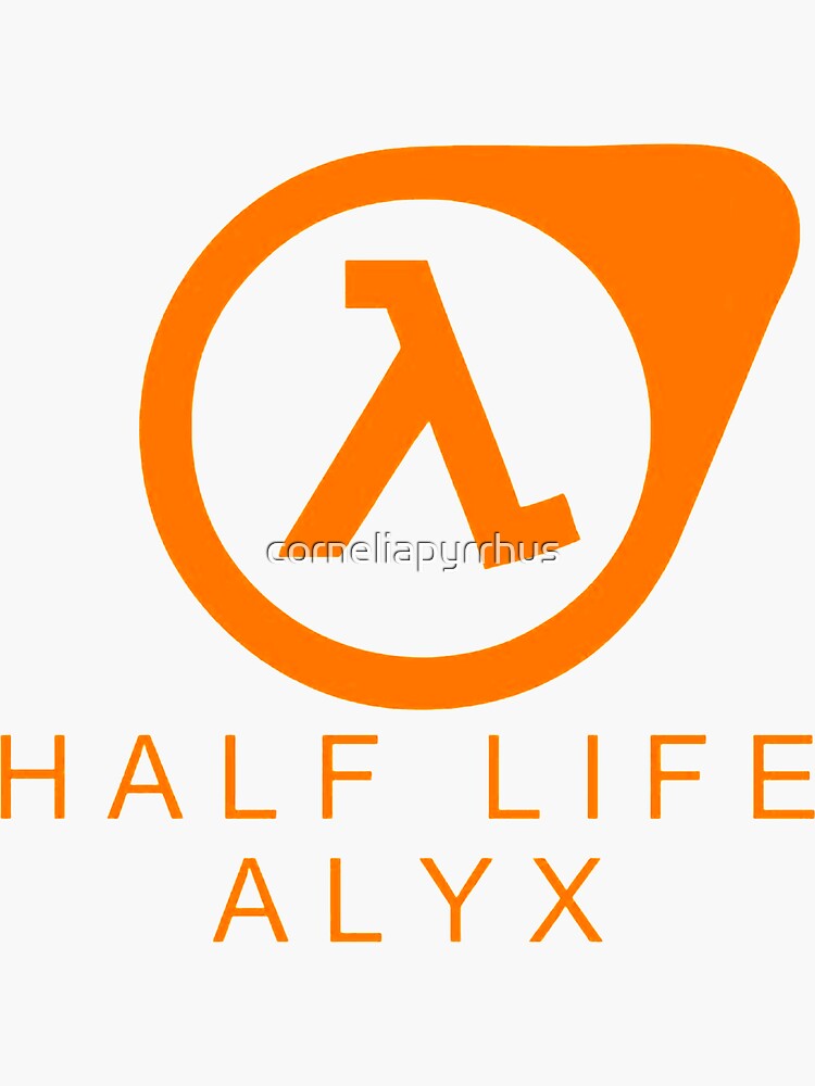 "New Game Of Half Life Alyx" Sticker by corneliapyrrhus | Redbubble