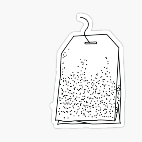"Tea Bag" Sticker for Sale by marieplante3 | Redbubble