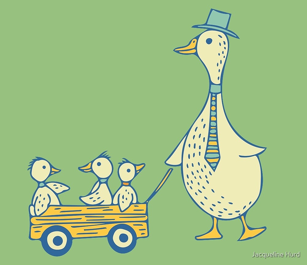 "Daddy Duck" by Jacqueline Hurd | Redbubble