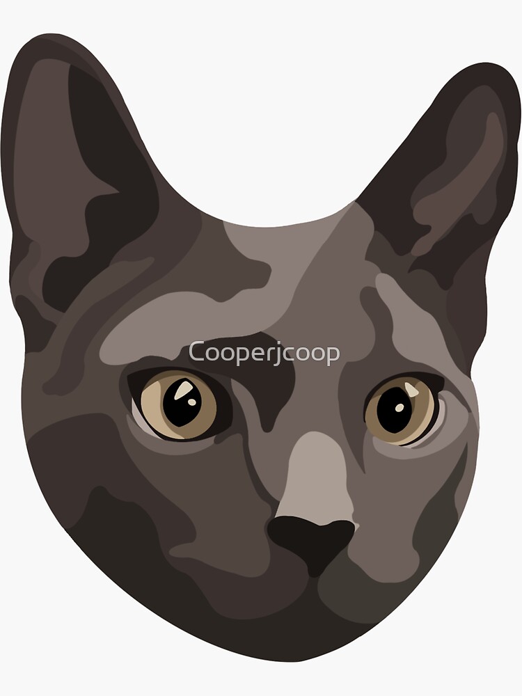 "A Cat Named Loki" Sticker for Sale by Cooperjcoop | Redbubble