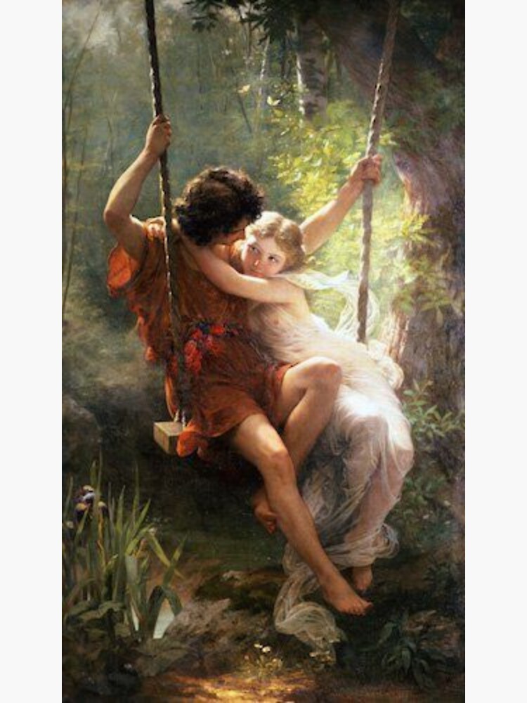 "Springtime by Pierre Auguste Cot" Sticker for Sale by EtherealAmour ...