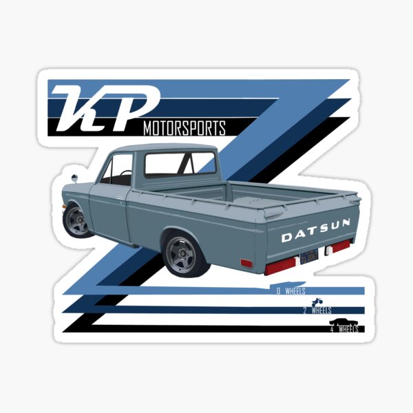 "KP Motorsport Datsun" Sticker for Sale by KameronJP | Redbubble