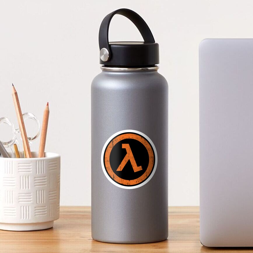 "Half Life Lambda Symbol" Sticker for Sale by huckblade | Redbubble