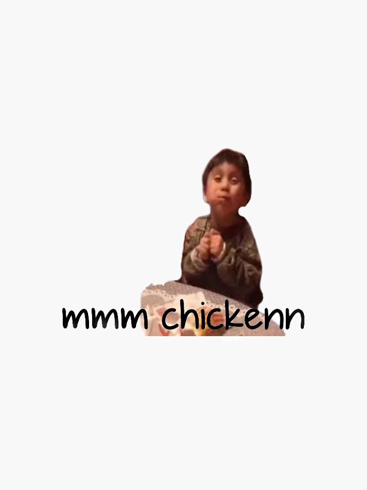"mmm chicken vine" Sticker by lexyskye | Redbubble