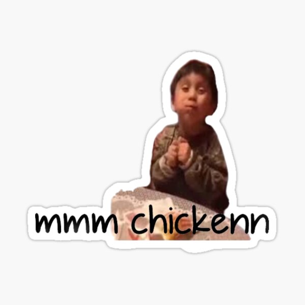 "mmm chicken vine" Sticker by lexyskye | Redbubble