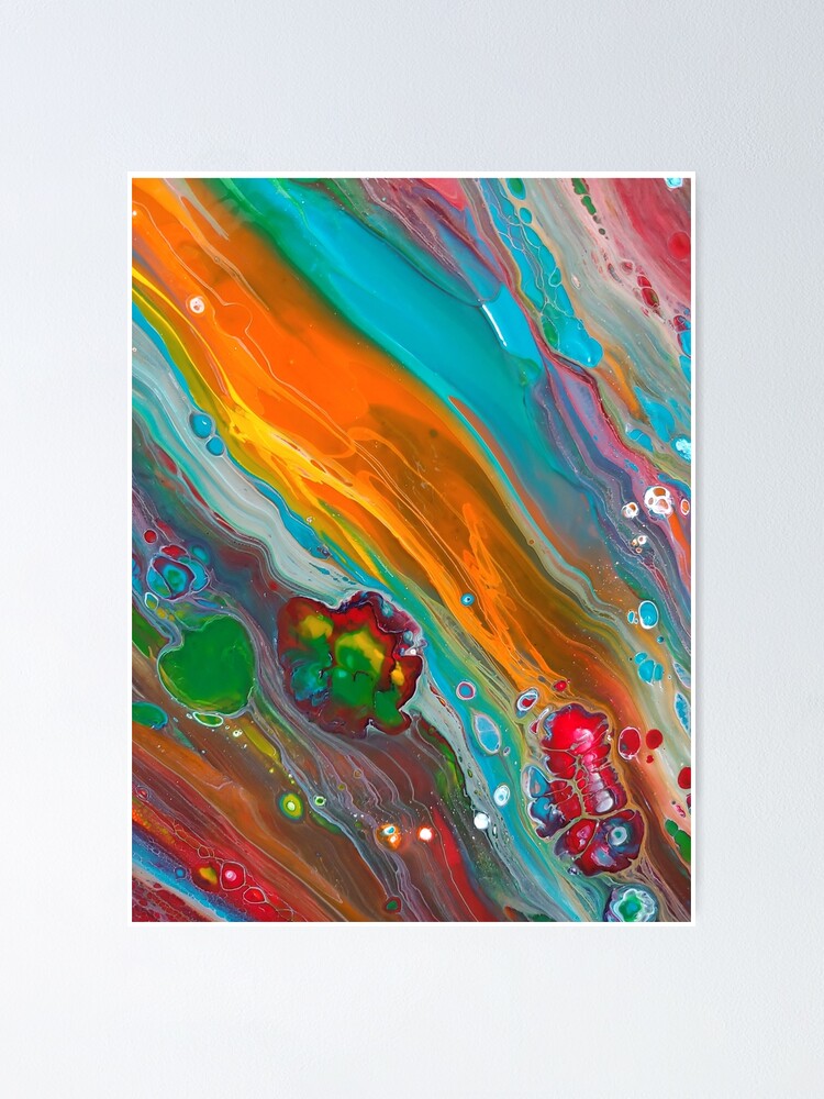 "Colorful Cells" Poster by ArtByKanevski | Redbubble