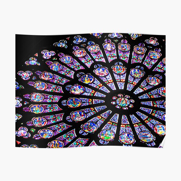 "Rose Window I - NOTRE DAME DE PARIS" Poster by JamieNoelle | Redbubble